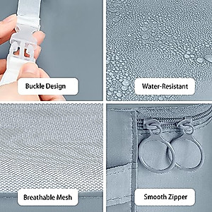 Sonekin Luggage Organizer Bags,Packing Bags for Suitcases,10 Set Packing Cube Set,Travel Cubes for Packing Women,Packing Cubes for Carry on,Packing Bags for Travel,Suitable for Travel Must Haves. (Grey)