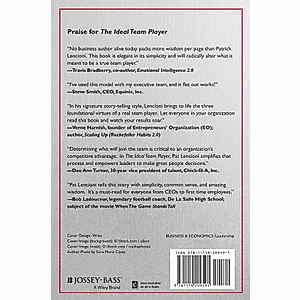 The Ideal Team Player: How to Recognize and Cultivate The Three Essential Virtues (J-B Lencioni Series)