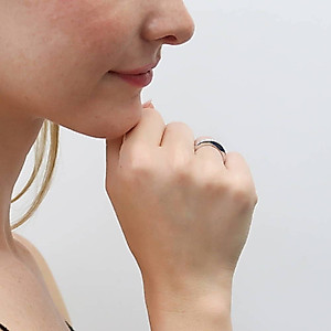 BERRICLE Sterling Silver Wedding Rings Channel Set Cushion Cut Cubic Zirconia CZ Anniversary Half Eternity Ring for Women, Rhodium Plated Size 6