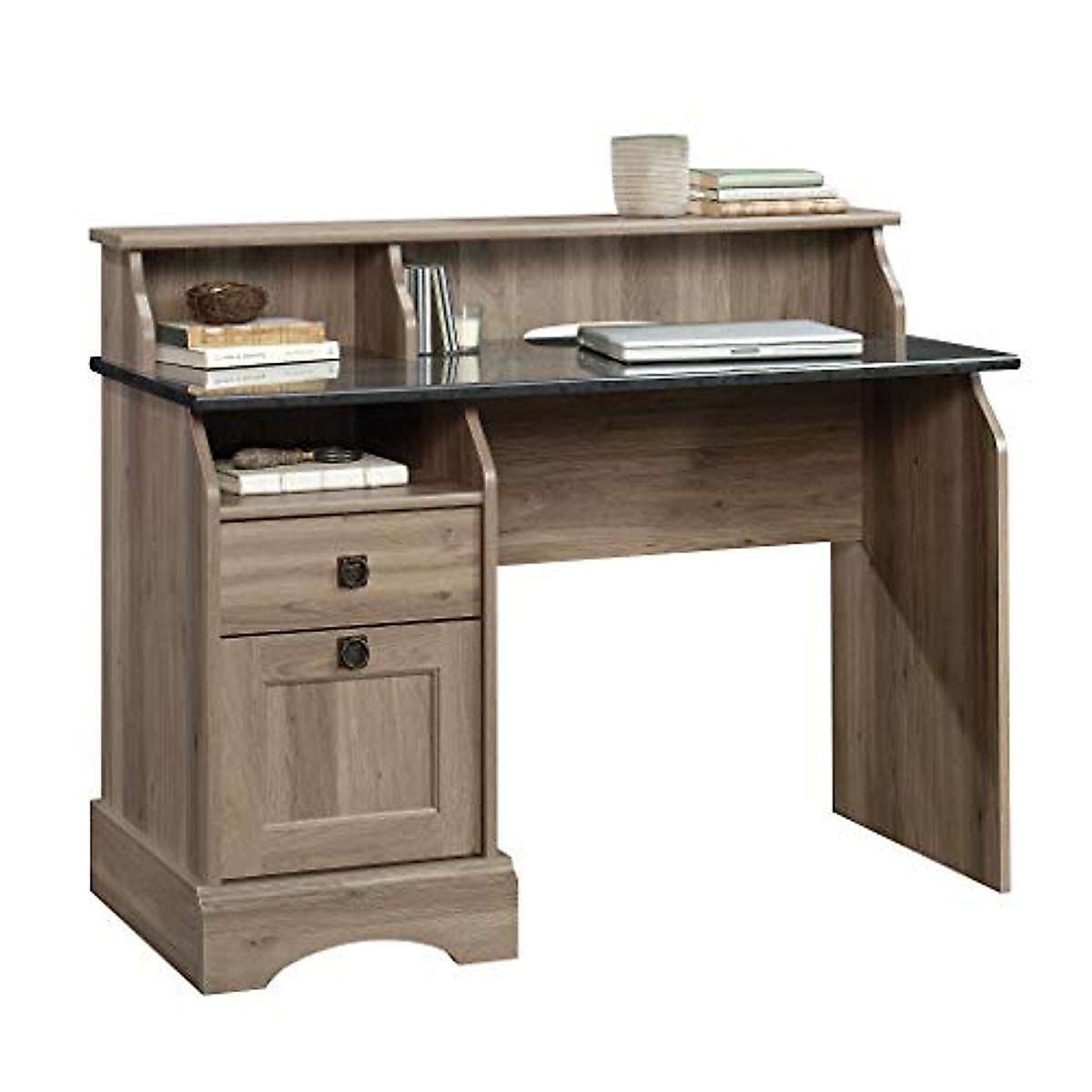 Sauder Graham Hill Desk, Salt Oak finish