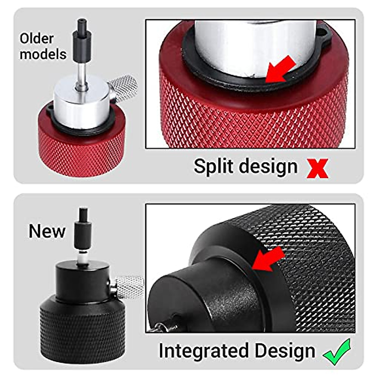 COLOR TREE Airsoft Propane Filling Adapter for Green Gas Tank with Silicone Oil Port Gas Adapter Avoid Leak Black