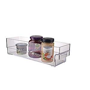 Scotty's (TM Refrigerator, Freezer, and Pantry Storage Organizer Bin - Great to Organize Your Fridge and Whole Kitchen -BPA Free (1, 14.5 x 4 x 4 Inches)