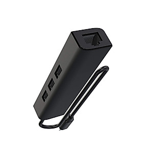 USB Ethernet Adapter Replacement for Roku Express 4K+ 2021 and TV stick Streaming Media Player - with Micro USB OTG Hub