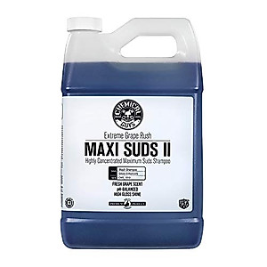Chemical Guys CWS_1010 Maxi-Suds II Foaming Car Wash Soap (Works with Foam Cannons, Foam Guns or Bucket Washes) Safe for Cars, Trucks, Motorcycles, RVs & More, 128 fl. Oz (1 Gallon), Grape Scent