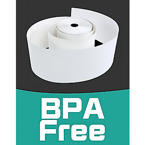 3 1/8 x 230' Thermal Receipt Paper POS Cash Register Calculator Supplies Rolls Individual Packed Compatible with Epson, SNBC, Sam4s, Star, Clover Printers (10 Rolls)