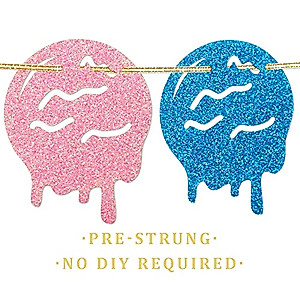 What's The Scoop Banner, Ice Cream Gender Reveal Banner, Baby Shower Decorations