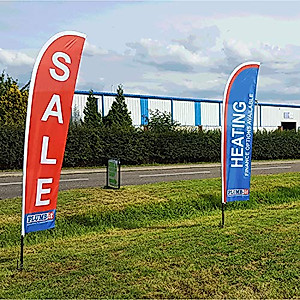 Anley 20-inch Ground Stake - Stainless Steel Spike with Sleeve Bearing - Fits Flutter Banner Flag Poles with a 0.65" Inner Diameter - Feather Flagpole and Flag not Included, Stake Only