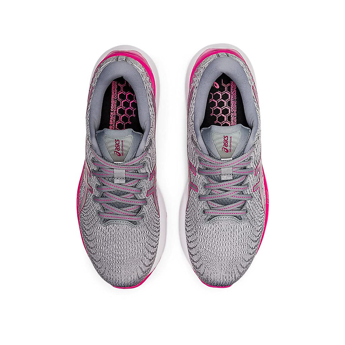 ASICS Women's Gel-Cumulus 24 Running Shoes, 9, Sheet Rock/Pink GLO