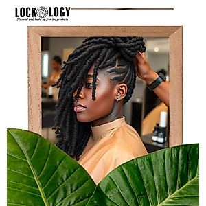 Peppermint Tea Tree Loc Oil for Dreads & Locs - Natural Dreadlock Hair Products, Black Owned