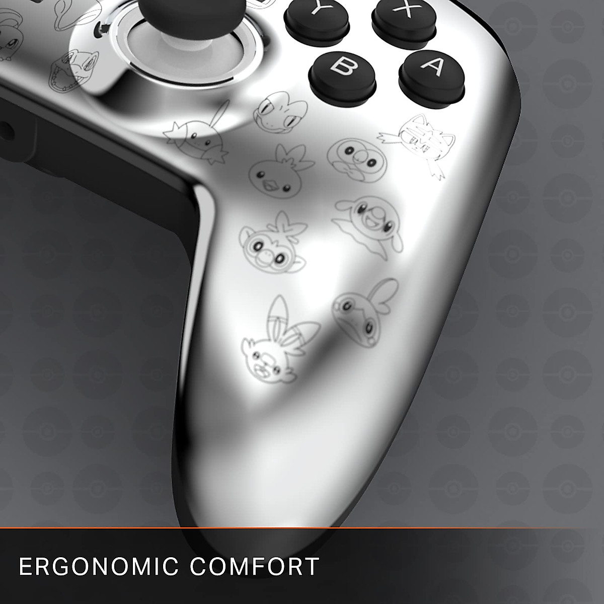 PowerA Enhanced Wired Controller for Nintendo Switch - Pikachu Black & Silver