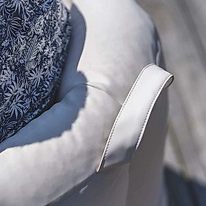 Big Joe Milano Outdoor Beanbag Chair White Marine