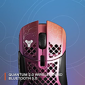 SteelSeries Aerox 5 Wireless – Destiny 2: Lightfall Edition – Lightweight 74g Gaming Mouse – 18000 CPI – TrueMove Air Optical Sensor – Water Resistant – 180+ Hour Battery Life – Free in-Game Items