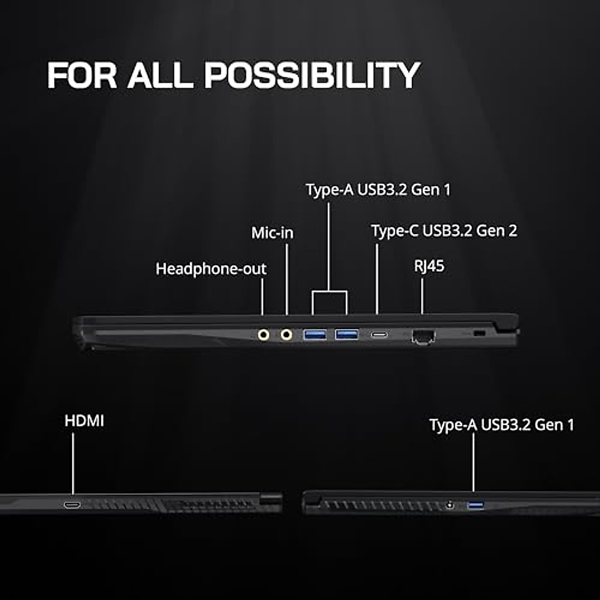 MSI Thin GF63 15.6” FHD 144Hz Gaming Laptop, Intel Core i5-12450H Processor, NVIDIA GeForce RTX 2050, 64GB RAM, 4TB PCIe SSD, Backlit Keyboard, WiFi 6, Black, Win 11 Pro, 128GB Hotface Extension Set