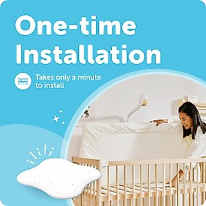 CuboAi Sleep Sensor Pad - Real-Time Baby Micro Ｍovement Tracking & Motion Detection with Proactive AI Baby Safety Alerts, Non-Contact | Must be Paired with Cubo Ai Plus Smart Baby Monitor
