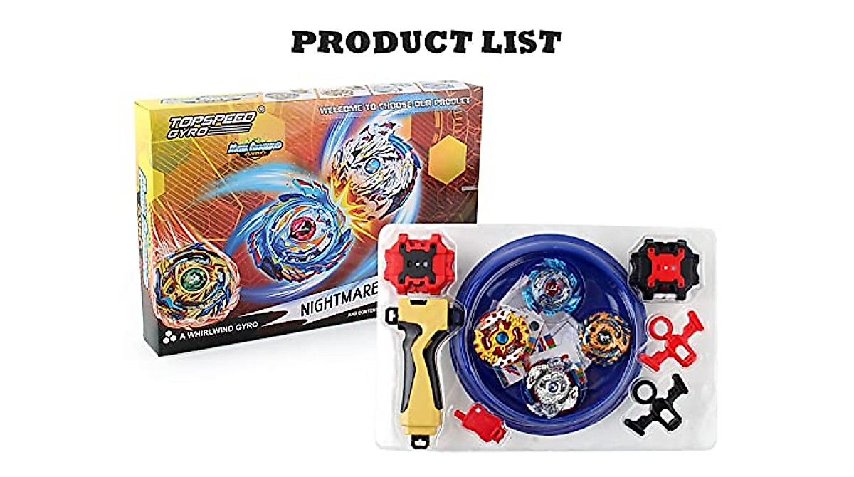 Battling Burst Game Tops 4 in 1 Set for Fun