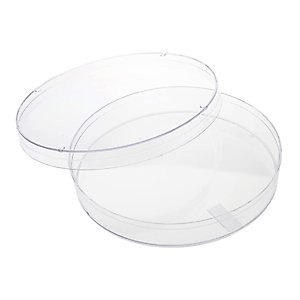 Celltreat 229697 Petri Dish, Slippable, Sterile, 100 mm x 15 mm, 25 per Bag, Clear (Pack of 500)