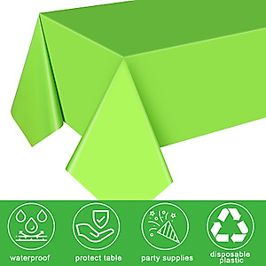 Hosuly Mexican Fiesta Tablecloth 54 x 108'' Party Plastic Tablecloth Striped Table Cover for Mexican Fiesta Party Decorations(Simple Style, 6 Pcs)