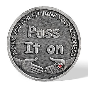 5 Pcs Rainbow Kindness Token Appreciation Coin Pass It on Gift