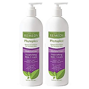 Medline Remedy Phytoplex Nourishing Skin Cream, Skin Moisturizer, Paraben Free Body Lotion, 16 Fl Oz, 2 Pack