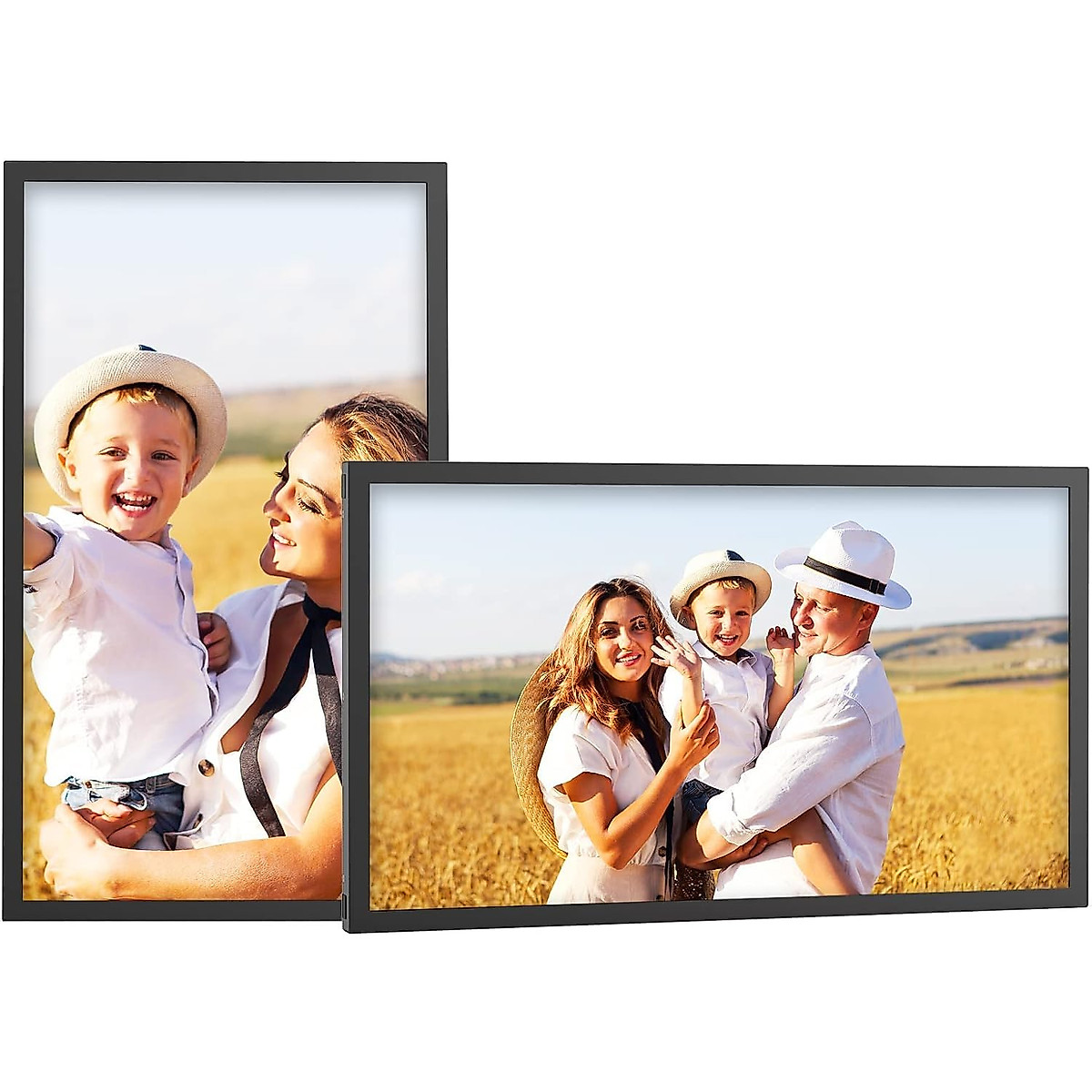 21.5-Inch Large Digital Picture Frame - with 5G Dual WiFi, 1920x1080 IPS Panel, 32GB Memory digital cloud frame, Screen Projection and Sync Screen, Full function, Share Photos and Videos via instantly