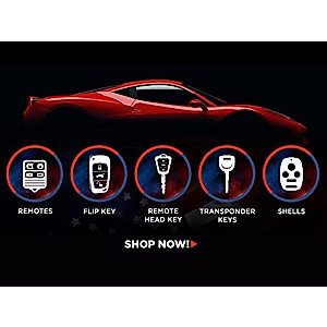 2 Keyless Entry Remote Key Fob - 4 Button (Symbol)