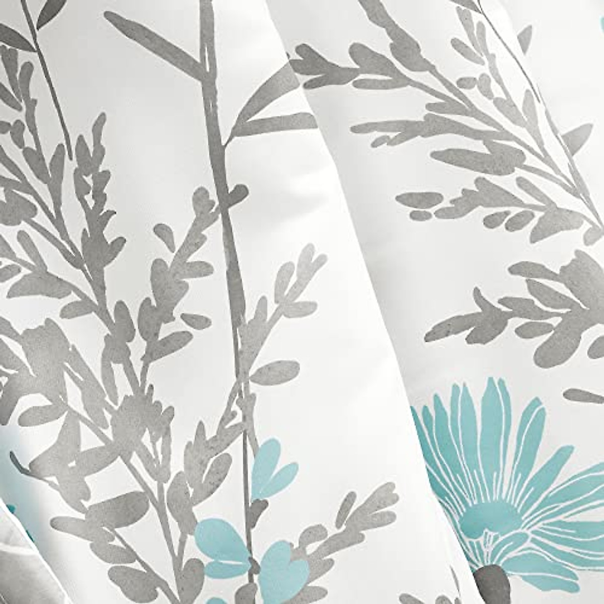 Lush Decor Aprile Throw Blanket, 50" x 60", Blue & Gray