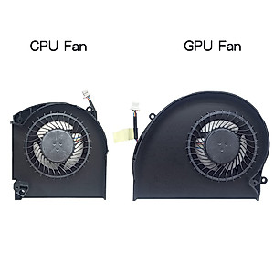 New Replacement Cooling Fans for Dell Alienware 17 R4 R5 P31E P31E001 Laptop MG75090V1-C060-S9A MG75090V1-C070-S9A Fan (4-Pin 4-Wire) 5V 0.4A