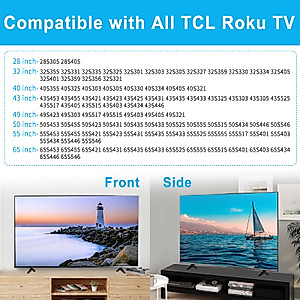 TV Stand Base TV Legs Compatible with TCL 28 32 40 43 49 50 55 65 Inch 4K UHD HDR Roku Smart TV, TV Stand Legs for TCL TV Model 28S305, 32S330, 40S330, 43S423, 43S425, 49S321, 50S425, 55S423, 65S453