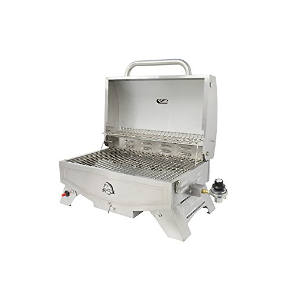 Pit Boss Grills PB100P1 Pit Stop Single-Burner Portable Tabletop Grill , Grey