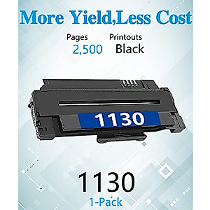 MM MUCH & MORE Compatible Toner Cartridge Replacement for DELL 330-9523 7H53W to Used with DELL 1130 1130n 1133 1135n Printers (Black, 1 Pack)