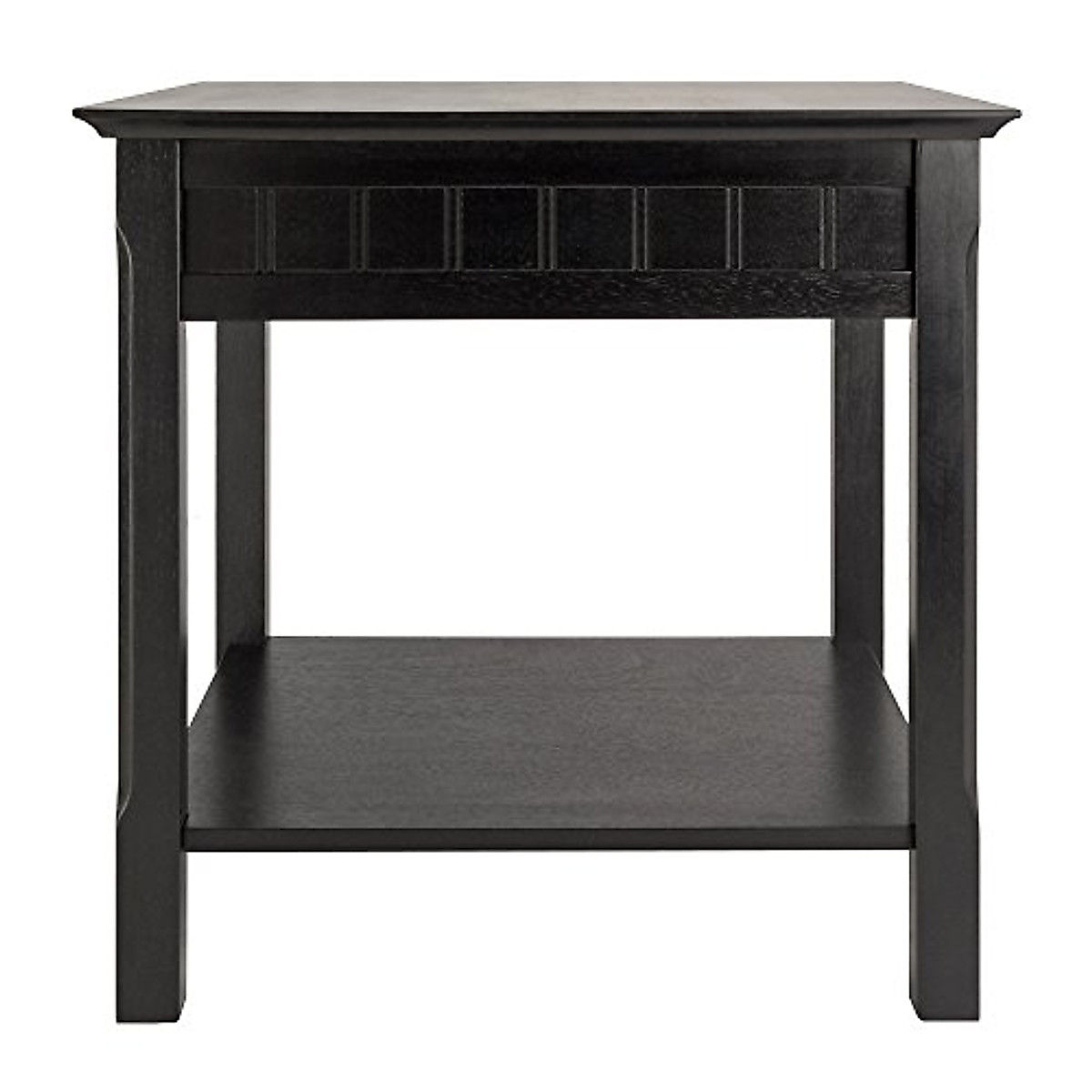 Winsome Wood Timber Occasional Table, Black, 21.97 x 21.97 x 22.05 inches