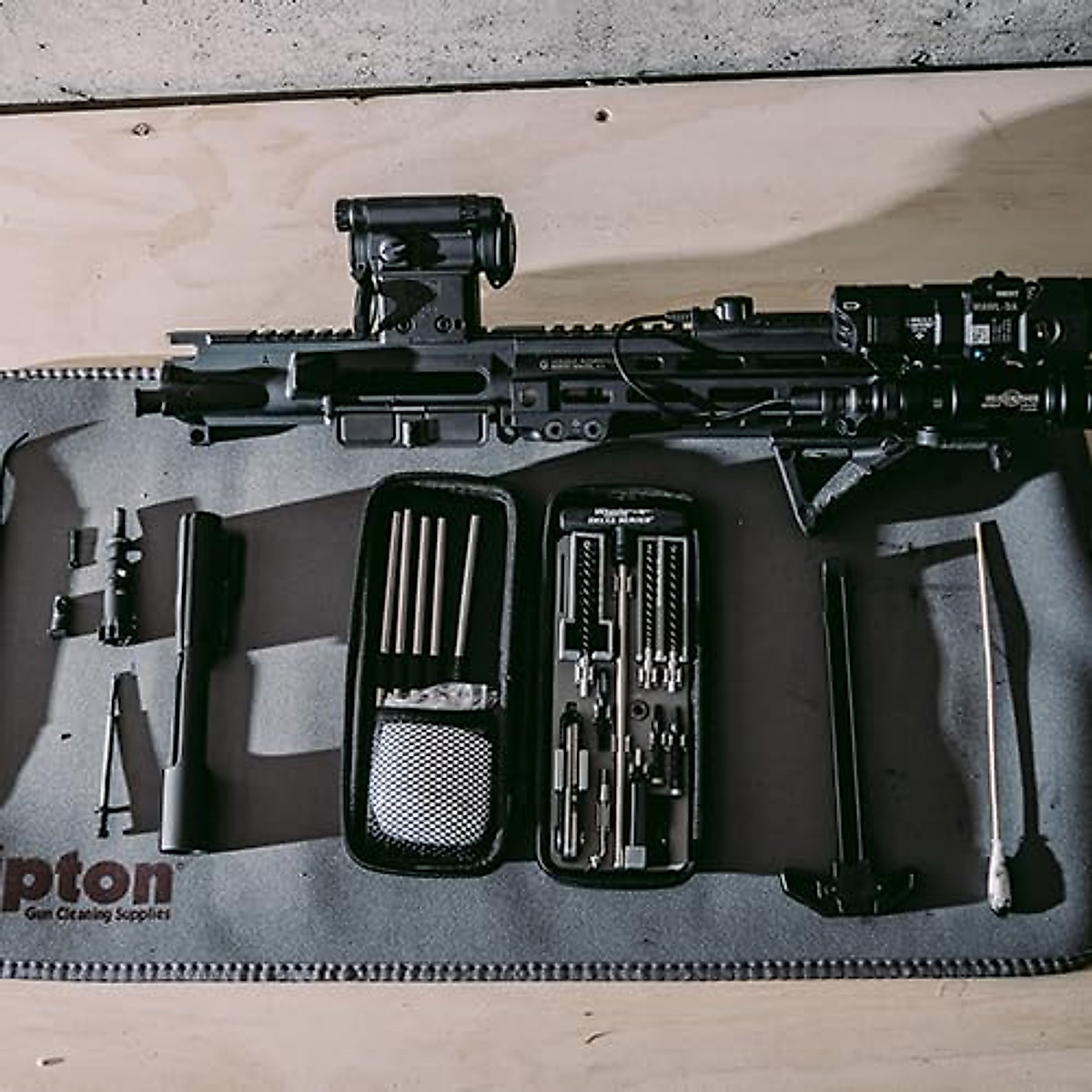 Tipton Maintenance Mat with Neoprene Construction for Pistol Cleaning