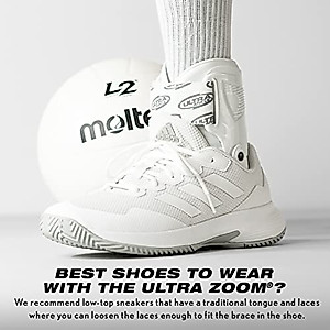 Ultra Zoom® Ankle Brace for Injury Prevention & Recovery, Custom Form-Fit, Maximum Support with 100% Mobility
