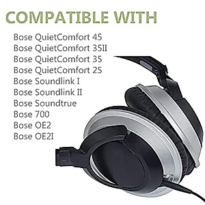Saipomor Replacement Audio Cord and Airplane Adapter Compatible with Bose 700 OE2 OE2i QuietComfort45 QC25 QC35II QC35 QC45 Soundlink SoundlinkII SoundTrue Headphones