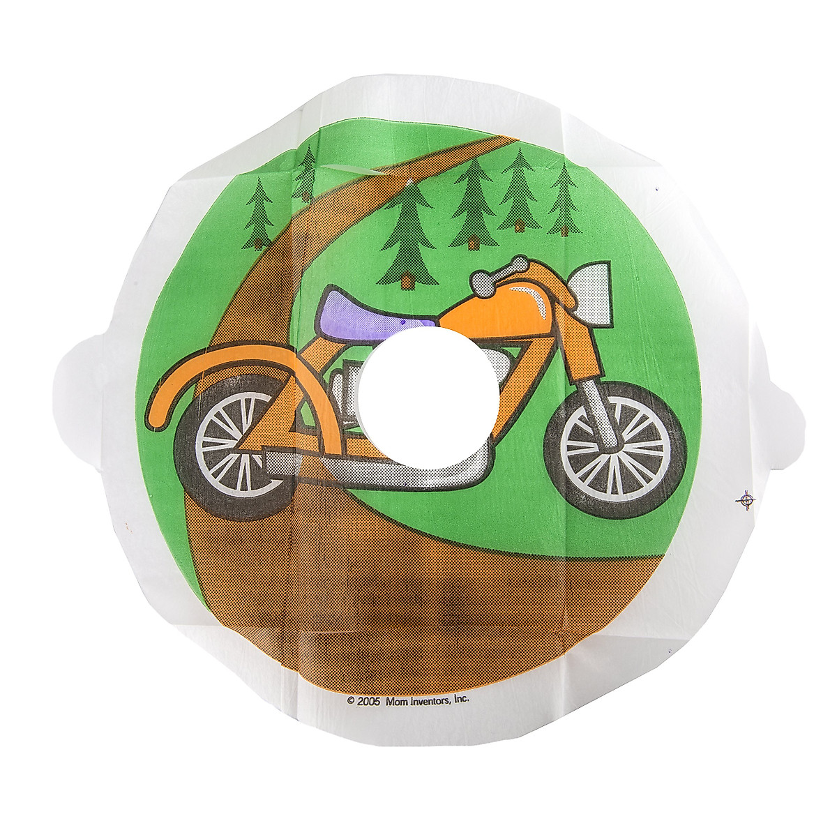 Mom Invented Potty Training Tinkle Targets for Boys - Planes, Trains & Motorcycles