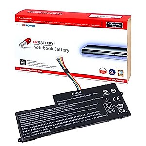DR. BATTERY AC13C34 KT.00303.005 Battery for Acer Aspire V5 122P Aspire V5 122P 0408 Aspire V5 122P 0643 Aspire V5 122P 0889 Aspire V5 122P 0857 Aspire V5 122P 0864 Aspire V5 122P 0681 [11.4V / 25Wh]
