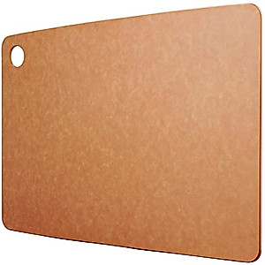 Wood Cutting Boards for Kitchen - Composite Wooden Fiber Cutting Board, Dishwasher Safe Chopping Board - Thin and Lightweight Meat Cutting Board - Large Cutting Board 14.5 x 11 in (Natural)