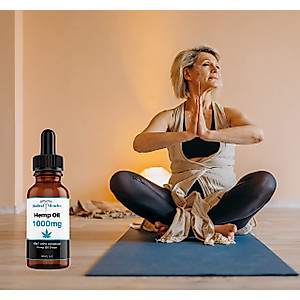 Medical Miracles Hemp Oil - Relief, Quick Healing, Maximum Strength, 100% Natural Tincture May Relieve Muscle, Joint, Knee, Nerve | Fast Acting, Extreme Power (1000mg Hemp Oil)