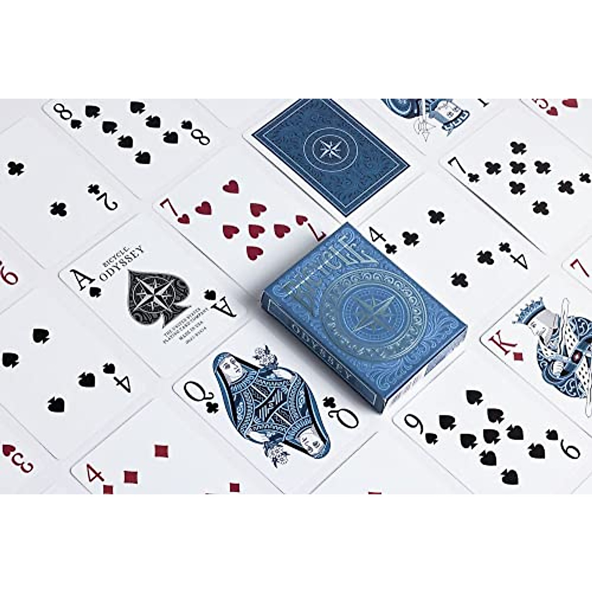 Bicycle Odyssey Playing Cards, Blue