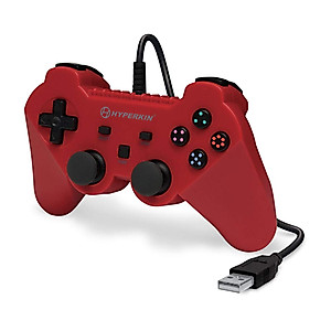 Hyperkin "Brave Knight" Premium Controller for PS3/ PC/ Mac (Red)