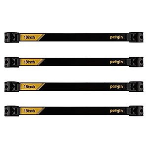 Petgin Set of 4 Magnetic Tool Holder Rack - 18 Inch Heavy Duty Garage Wall Holder Strip for Tools - Tool Bar with Magnet for Screwdriver, Wrench