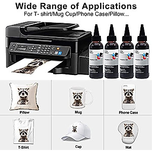 seogol Black Sublimation Ink for Epson EcoTank Workforce Printers ET-2720 ET-2760 ET-2750 ET-15000 ET-4700 ET-3760 WF-7710 WF-7720 WF-7210 C88+ ETC.（400ml/Offer Free ICC Printing）