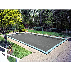 Robelle 402545R Dura-Guard Mesh Winter Pool Cover for In-Ground Swimming Pools, 25 x 45-ft. In-Ground Pool