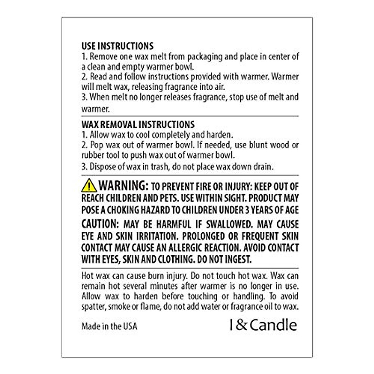 I & Candle, Aromatherapy Wax Melts. 100% Soy Wax (Non-GMO) - Rosemary & Mint (2 Pack)