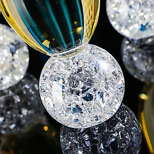 Hanjue Lead-free Crystal Champagne Glasses Set of 4, 7 Oz Clear Champagne Flutes - Ideal for Gifts,Parties, Wedding, Christmas - Long-sasting and Reusable Bar Glassware