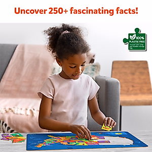 Skillmatics Guess in 10 States of America & United States Map Puzzle Bundle, Fun Educational Games for Kids and Adults for Kids, Teens & Adults, Gifts for Boys & Girls Ages 6, 7, 8, 9, and Up