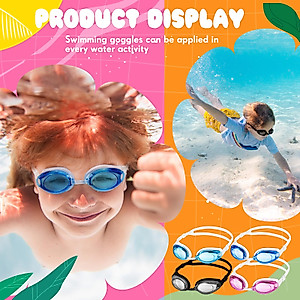 Kanayu 72 Pairs Swimming Goggles for Adult with 72 Set Ear Plug and Nose Clips Youth Anti Fog Water Sport Swim Goggles No Leaking Wide Vision Swim Glasses, 4 Color