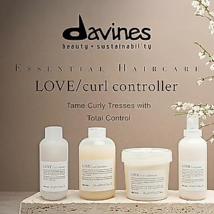Davines LOVE Curl Controller, Taming And Relaxing Cream For Very Curly And Wavy Hair, Anti-Frizz Curl Defining Formula, 5.07 Fl Oz