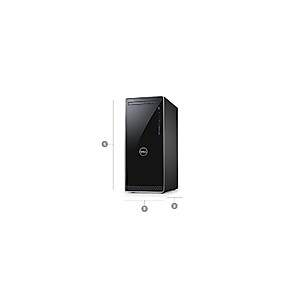 Dell Inspiron 3000 3670 Desktop Computer - Intel Core i5 (8th Gen) i5-8400 2.80 GHz - 12 GB DDR4 SDRAM - 1 TB HDD - Windows 10 Ho