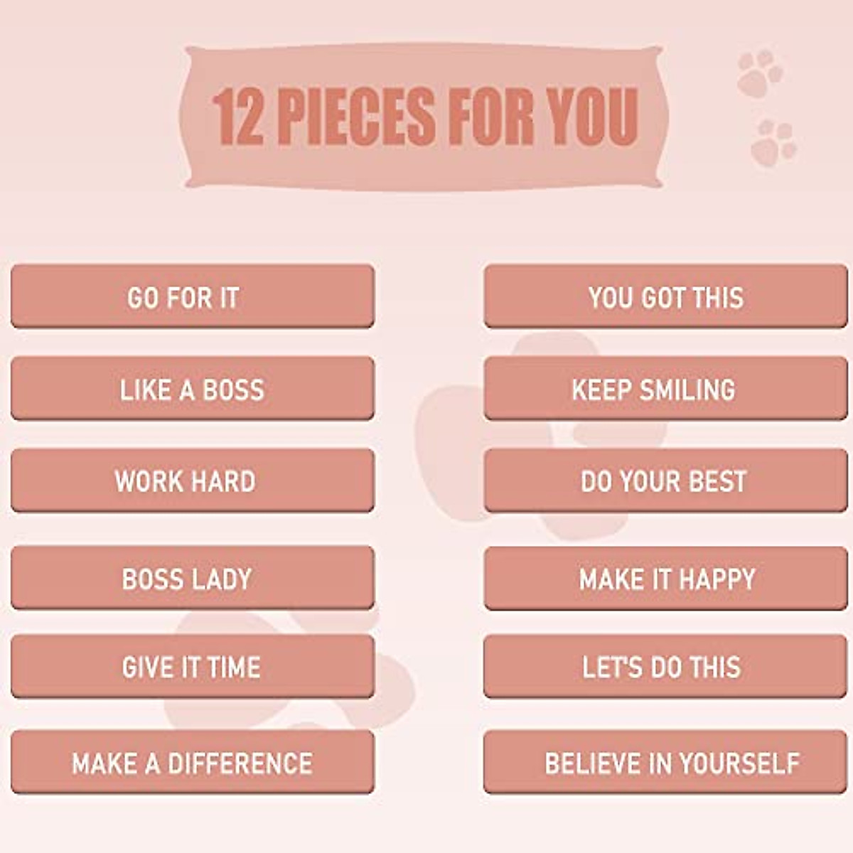 Fuhgkg 12 Pieces Rose Gold Inspirational Ballpoint Pens with Touch Screens Stylus Tip,Fine Point Smooth Writing Encouraging Motivation Pens for Women,Black Ink